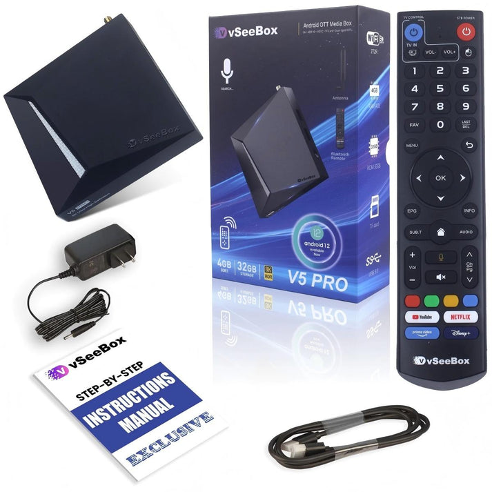 vSeeBox V5 Pro | The 8K HDR Android TV Box for 2025 – vSeeBox Official Shop