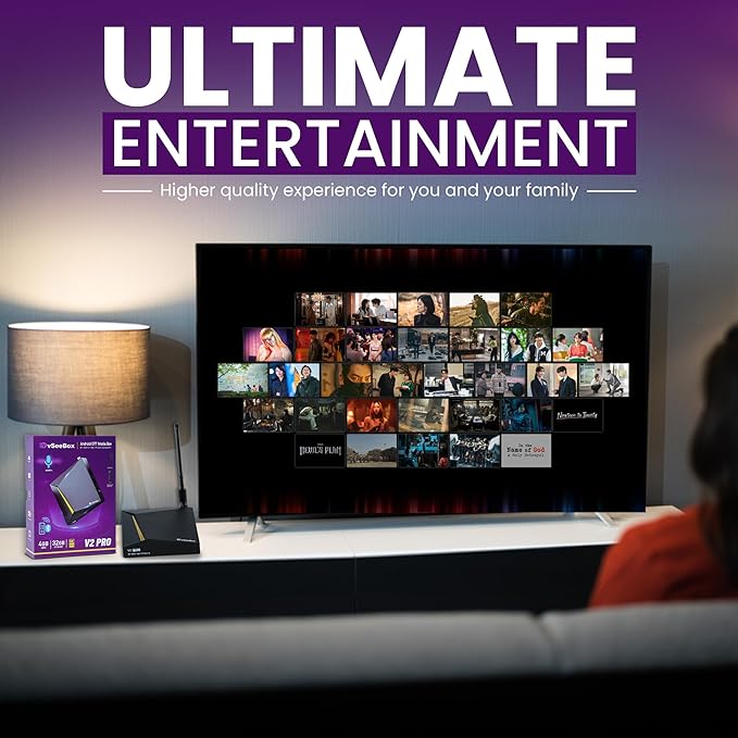 vSeeBox V2 Pro - Superior 4K Android TV Box | vSeeBox Official Store