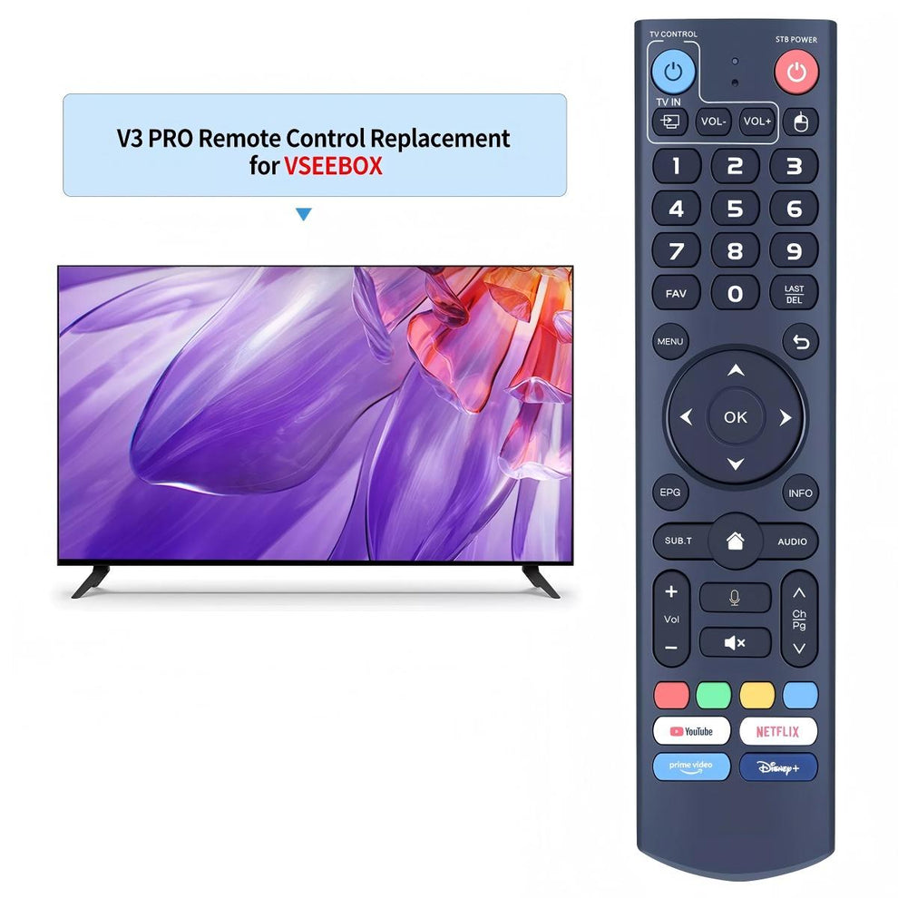 vSeeBox V3/V5 Pro remote | Original vSeeBox Voice Remote Control ...