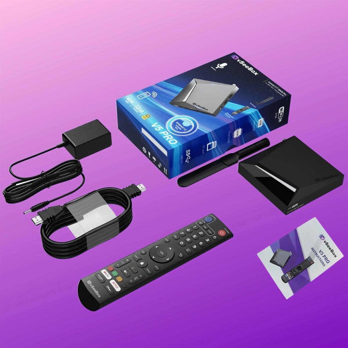 vSeeBox V5 Pro | The 8K HDR Android TV Box for 2025 – vSeeBox Official Shop