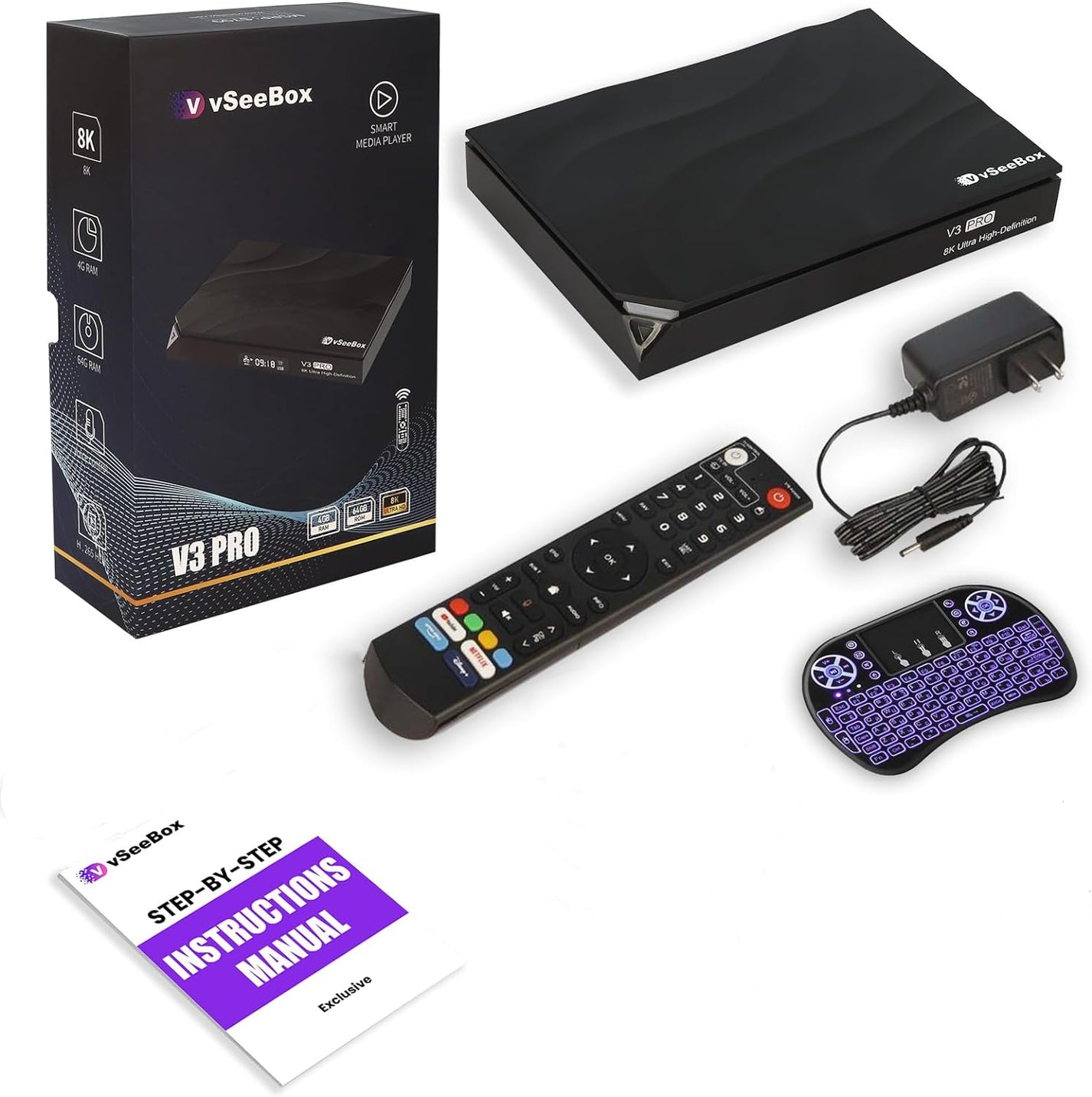 VSeeBox V3 Pro - Ultimate 8K Android TV Box | vSeeBox Official Store