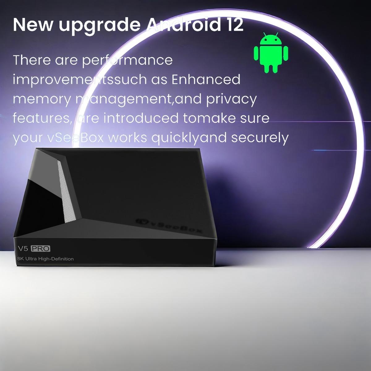 vSeeBox V5 Pro | The 8K HDR Android TV Box for 2025 – vSeeBox Official Shop